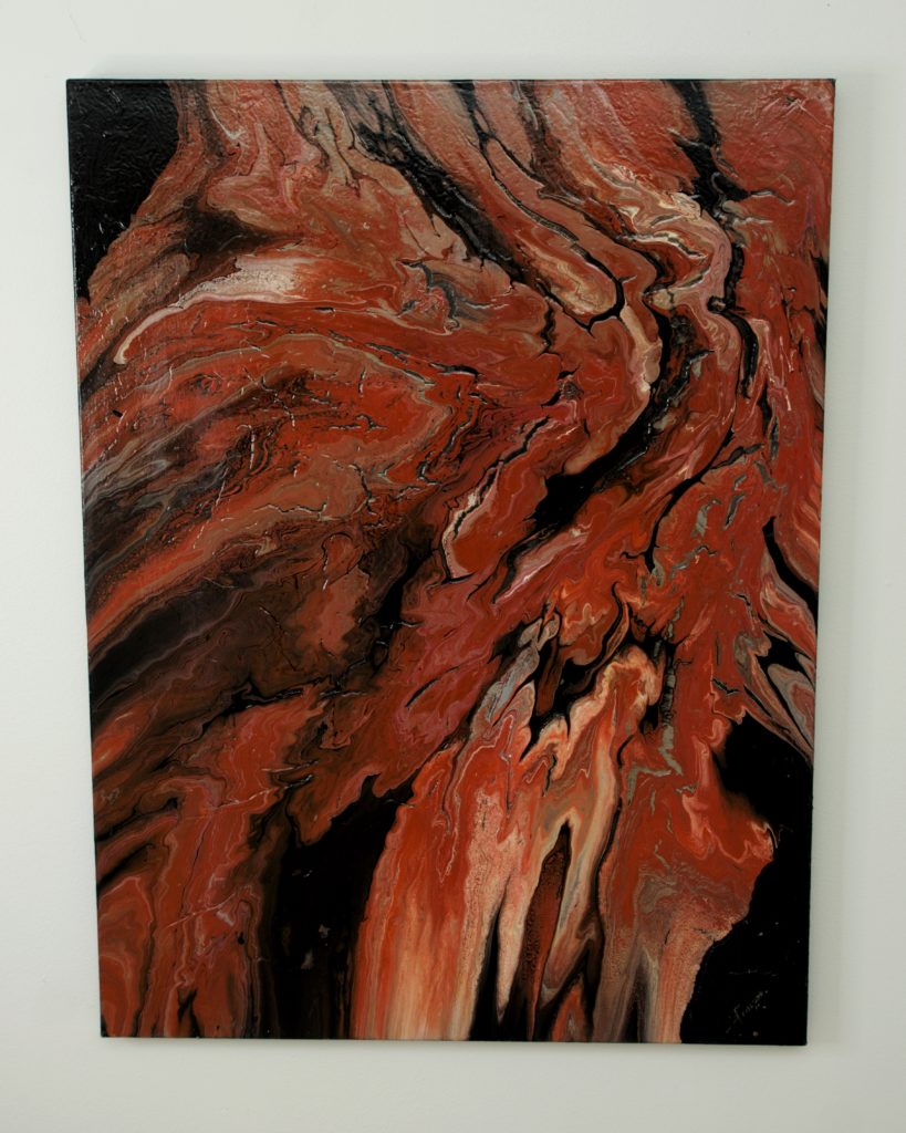 Red Rock at Night by Roberto Gonzalez - Downtown Arts District